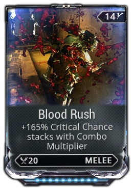 Blood Rush - Buy and Sell orders | Ps4 | Warframe Market